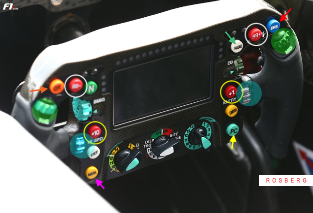 A closer look at Lewis Hamilton's F1 steering wheel - F1i.com