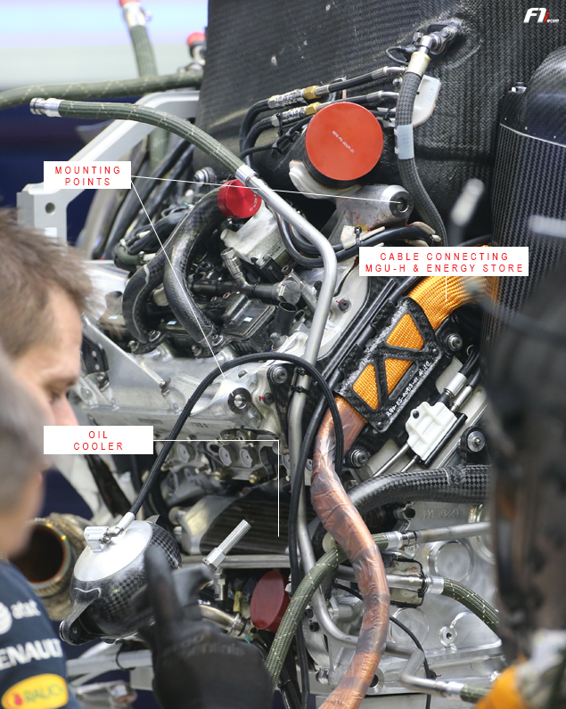 F1: Exclusive pictures of the Renault power unit - F1i.com