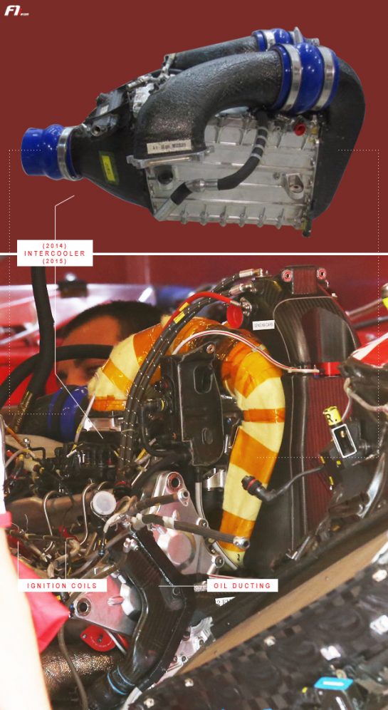 F1: Exclusive pictures of the Ferrari power unit