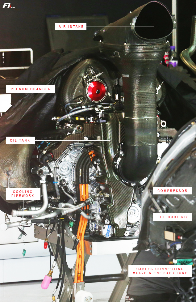 F1: Exclusive pictures of the Mercedes power unit - F1i.com