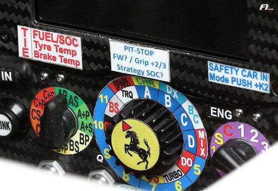 The multiple facets of the Ferrari steering wheel | F1i.com