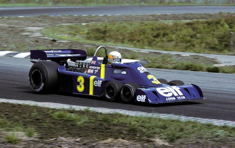 Scheckter offers Tyrrell's six-wheeler its single win in F1