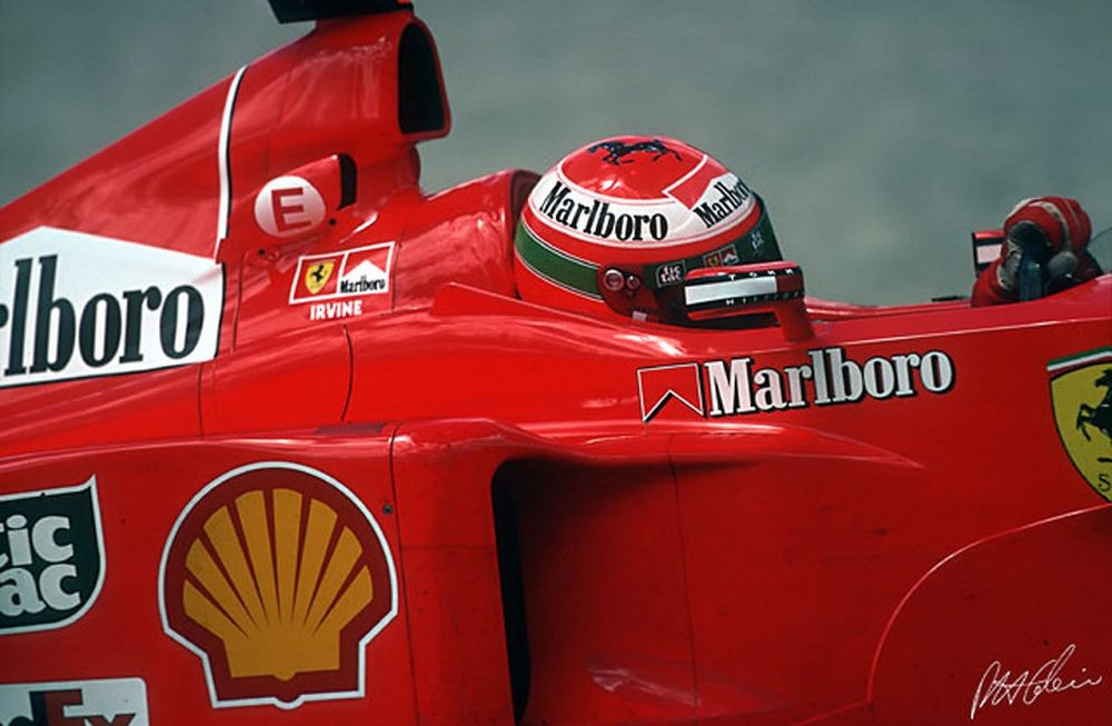 Ferrari's Irvine picks up the mantle from Schumacher