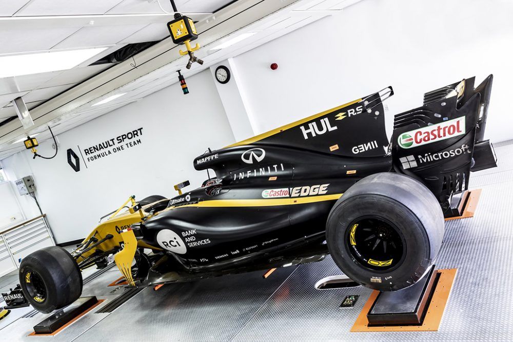 Tech F1i: A visit to Renault at Enstone - The Seven-post Rig