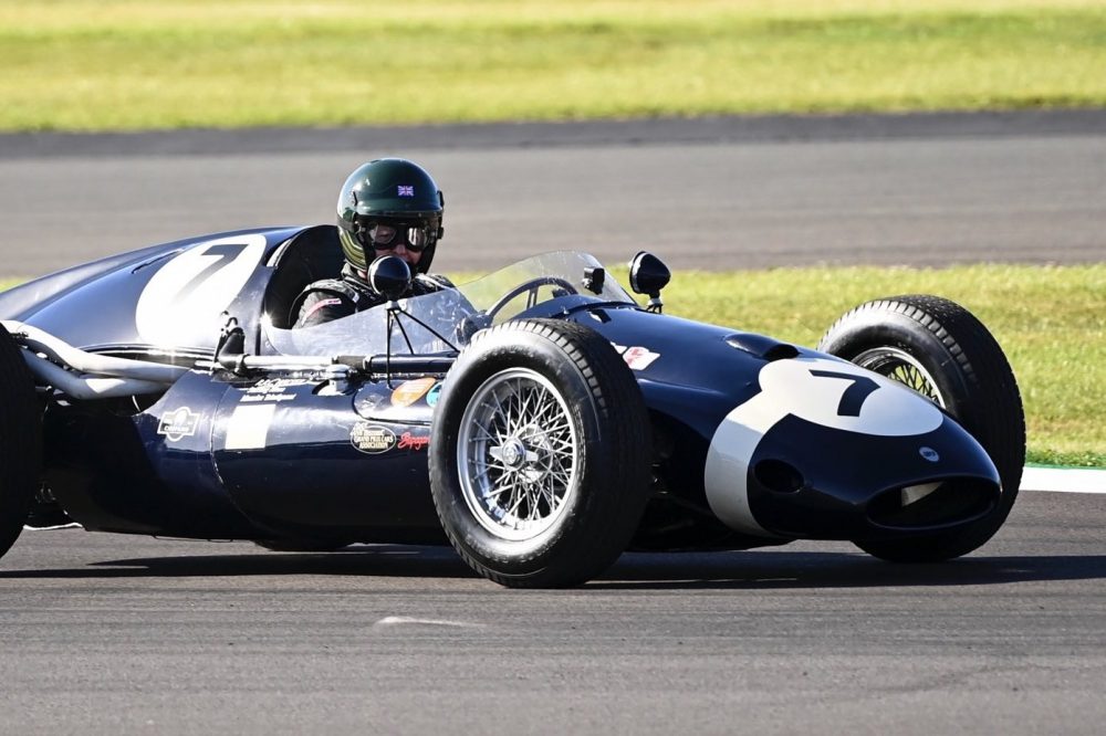 F1i Pic of the Day: Brundle's rolling Cooper gathers a bit of Moss