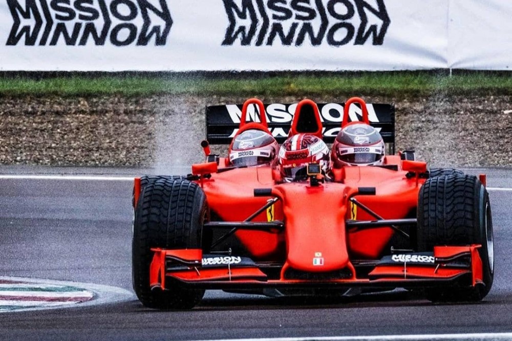F1i Pic of the Day: Leclerc takes his biggest fan for an F1 ride