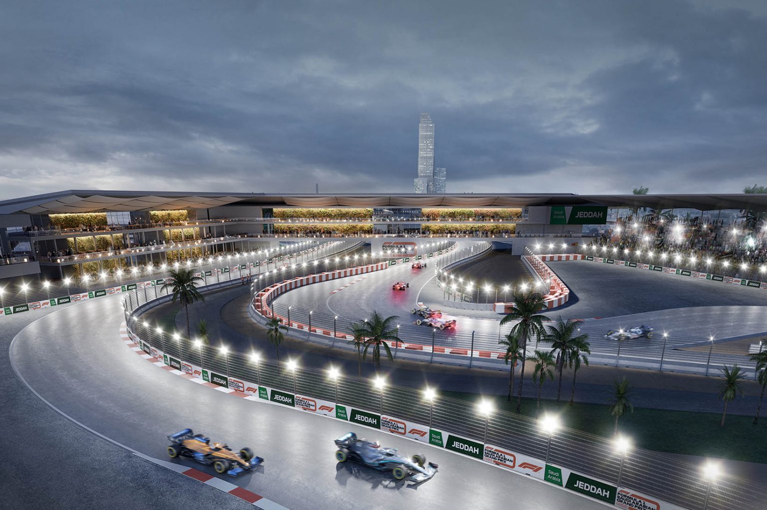 Enjoy a hot lap of F1's new Jeddah street circuit