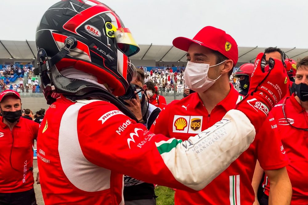 Leclerc talks of importance of family to his F1 success