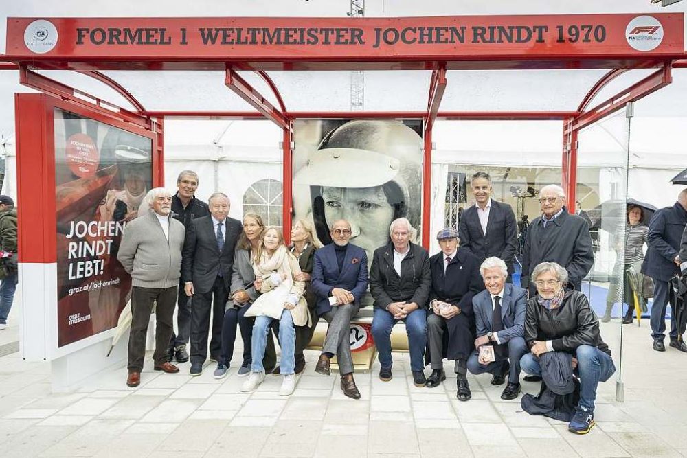 Graz inaugurates its Jochen Rindt-Platz' with family and friends