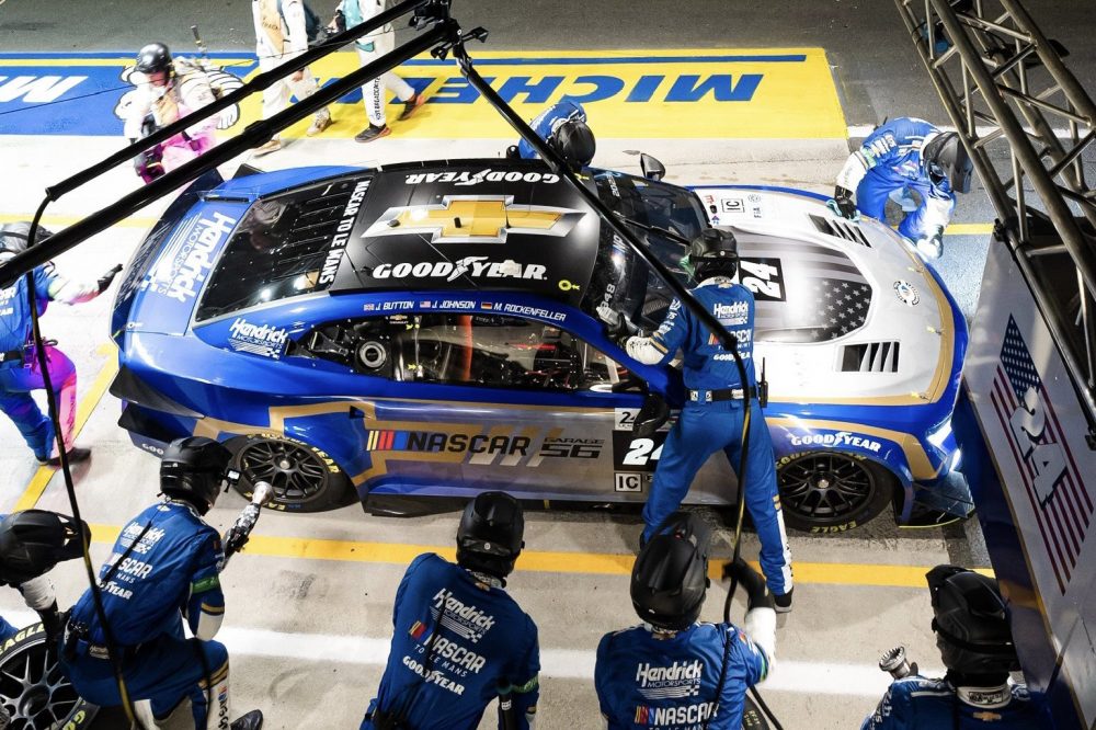 The big bore sound of NASCAR shakes up Le Mans