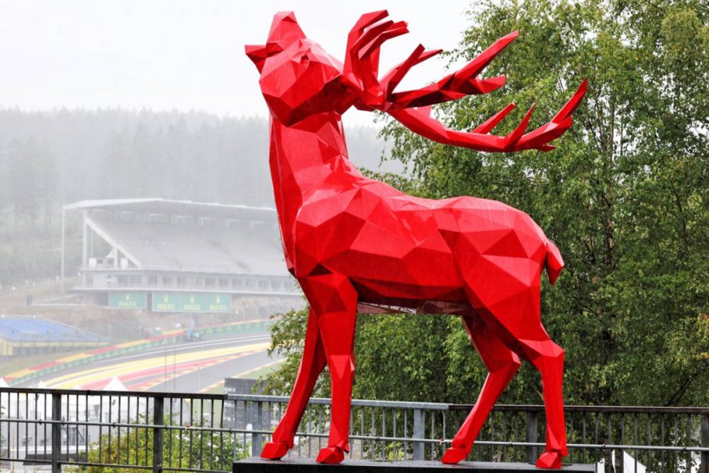 F1i Pic of the Day: Rain and red deer set the stage for Belgian GP