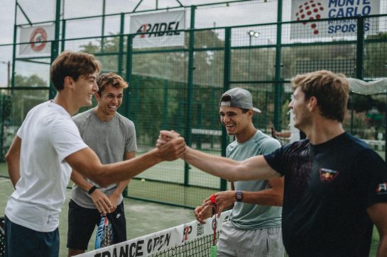 F1 chargers face off in Padel pit stop in Monte Carlo