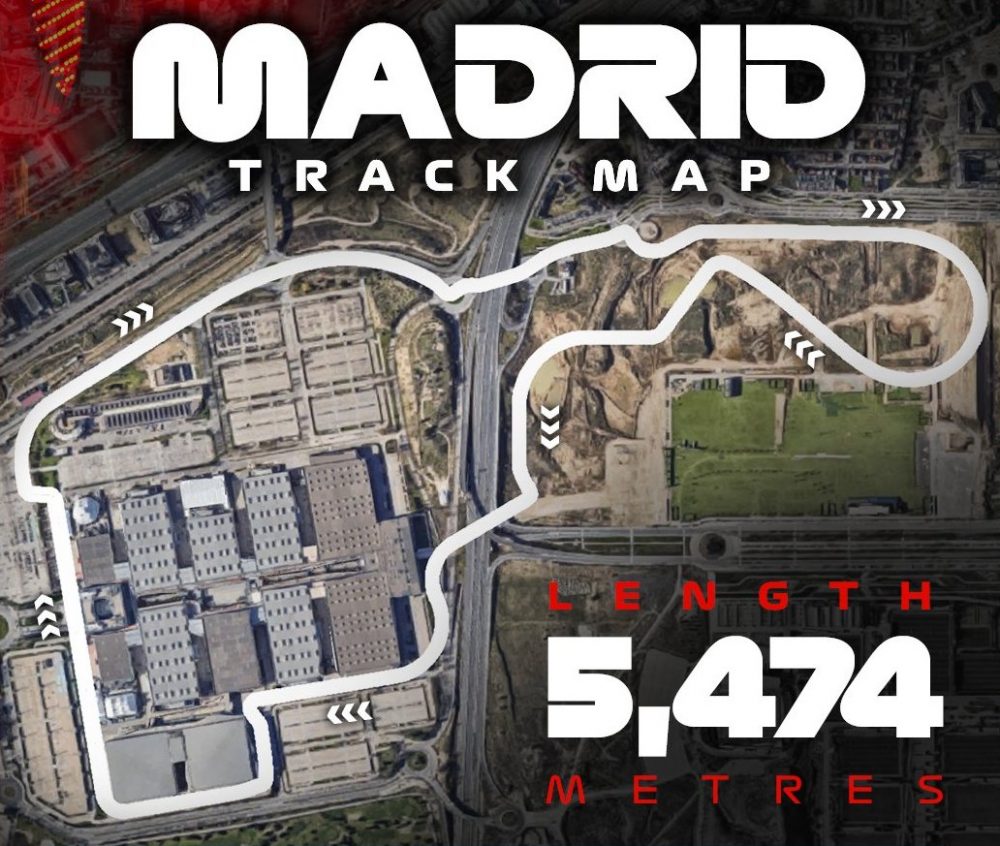 Madrid circuit bidding for steepest banked corner in F1