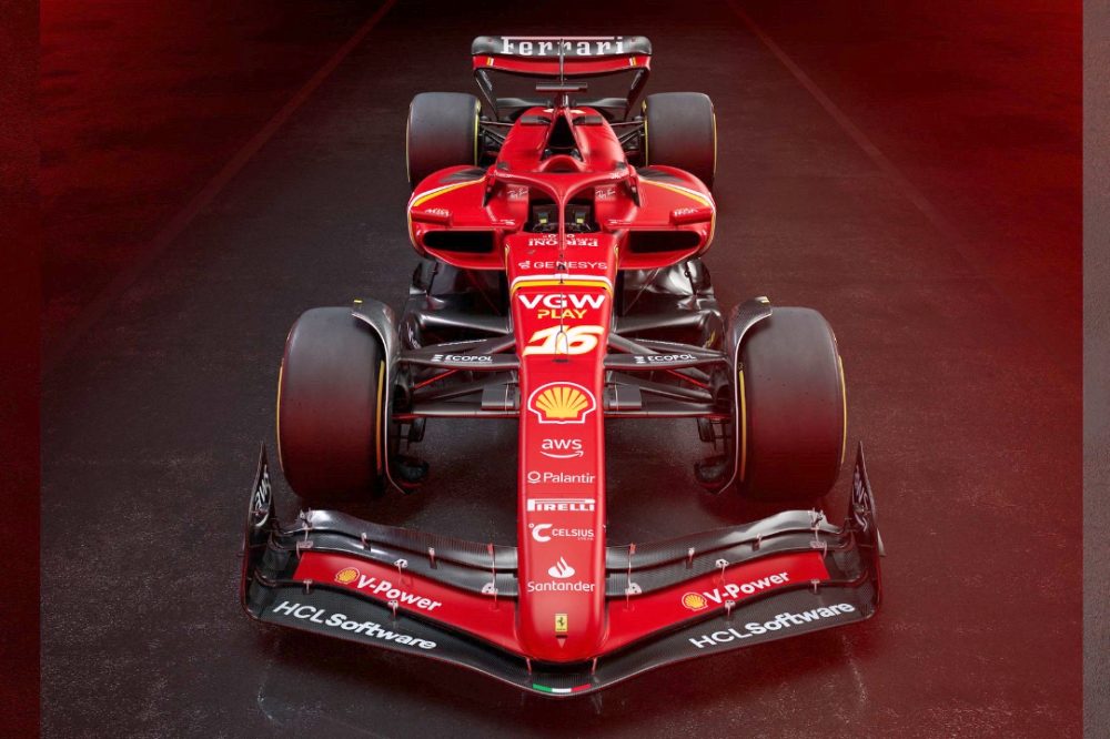 Ferrari reveals new-look SF-24 F1 war horse