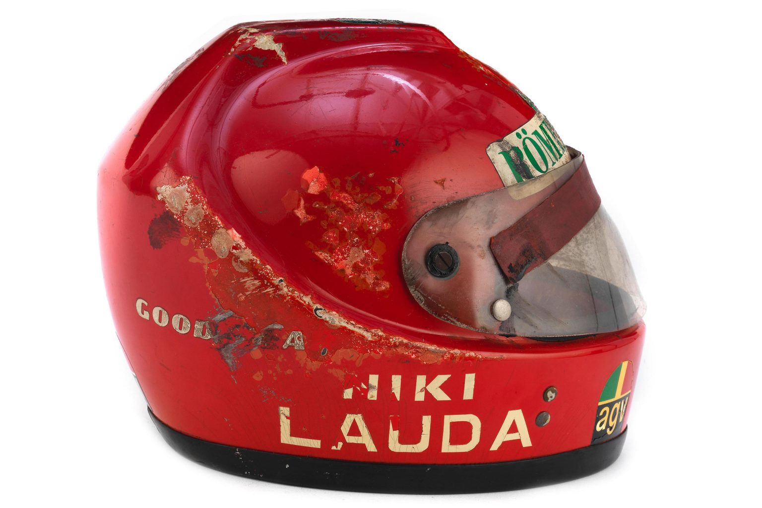 Lauda’s scared 1976 Nürburgring helmet to be auctioned in Miami