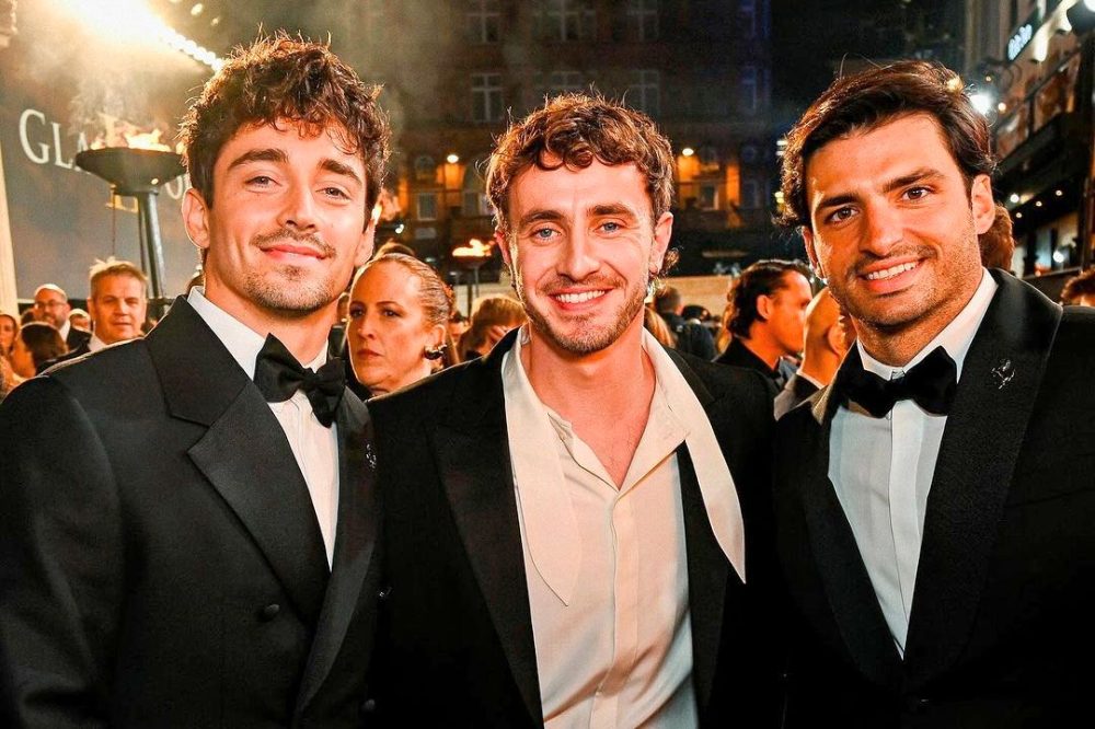 Gladiators of the track and screen converge on the red carpet
