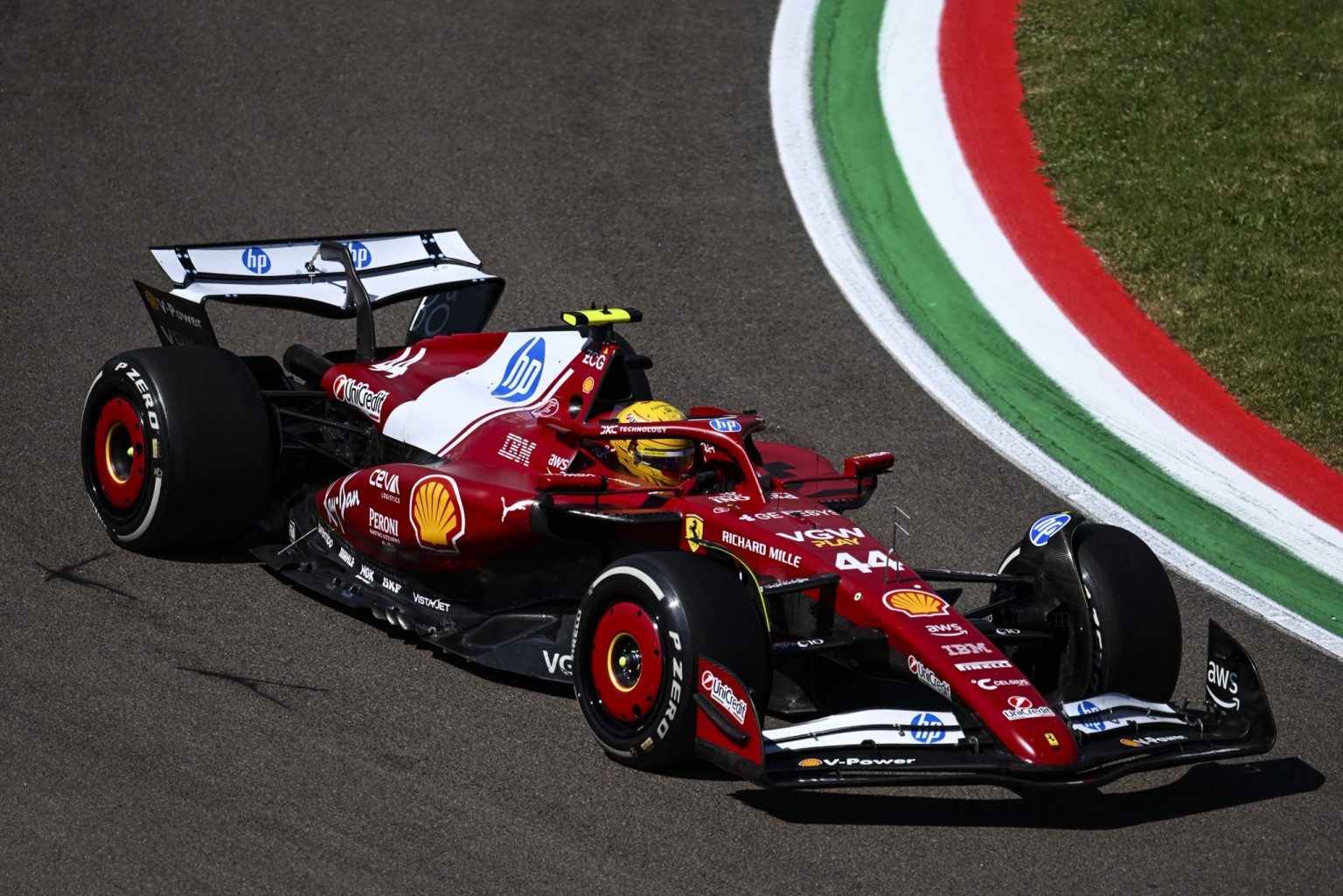 Hamilton finds ‘synergy' with Ferrari after remarkable P4 in Imola