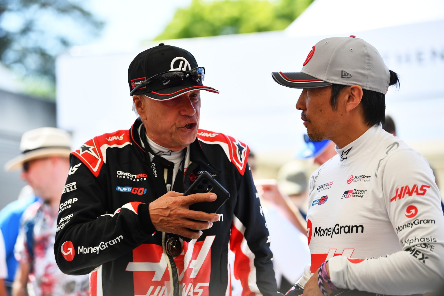 Gene Haas survives milestone run up the hill at Goodwood