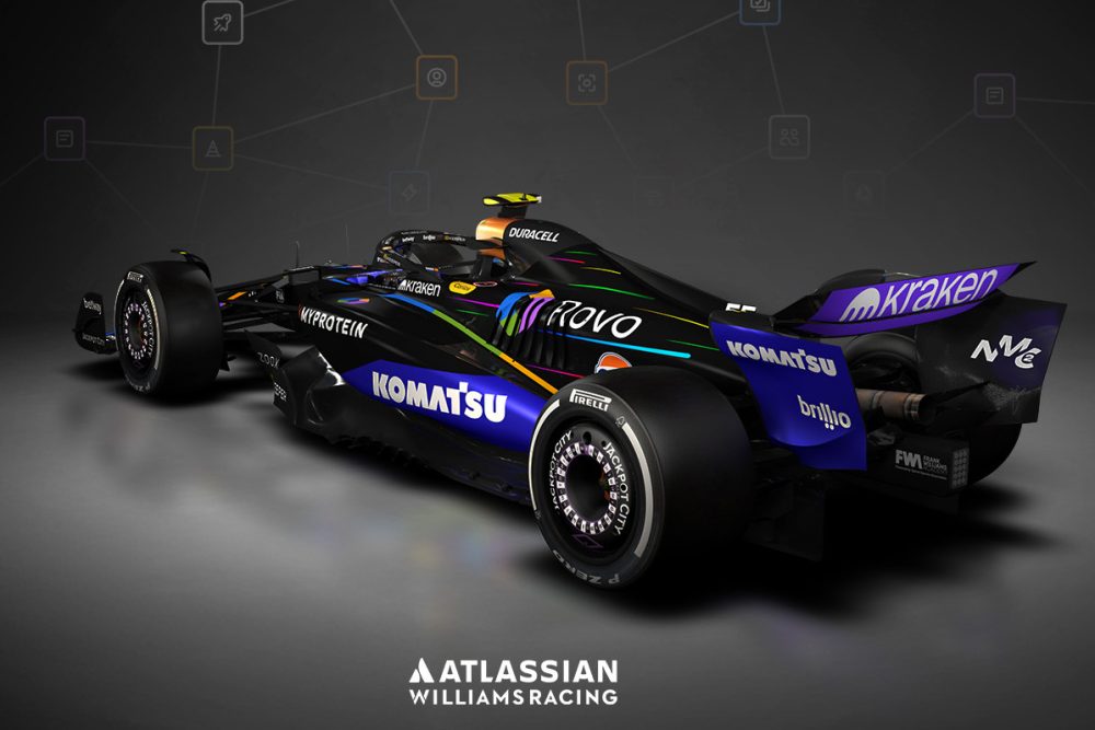 Williams roll out sleek black livery for Las Vegas GP