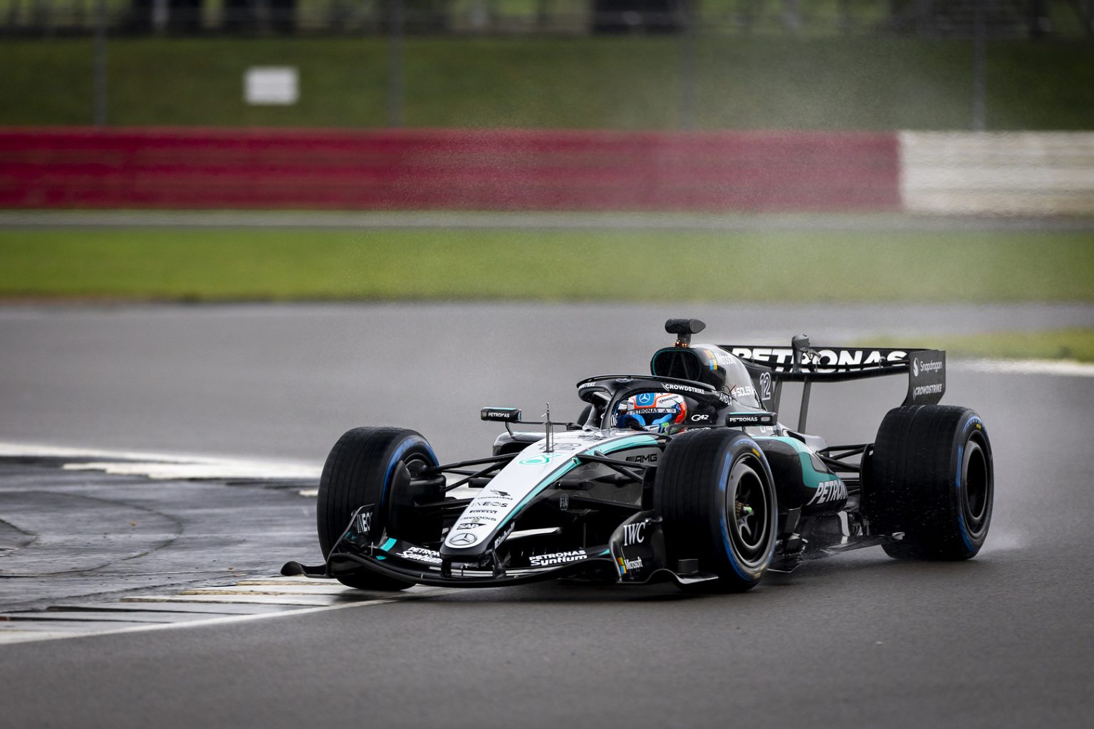 Mercedes shakes down W17 with wet first step at Silverstone