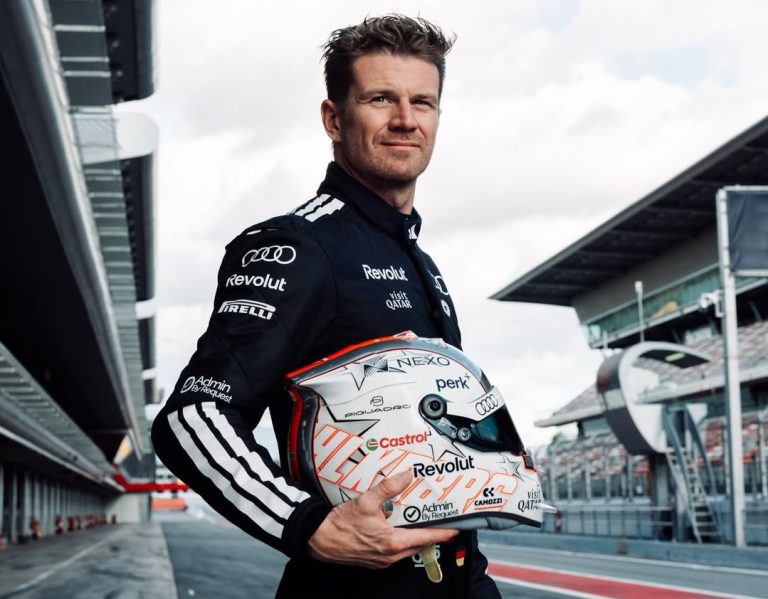 Hulkenberg previews Audi’s striking aesthetic with 2026 helmet